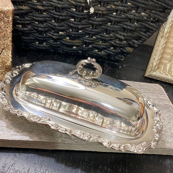 Oneida | Dining | Vintage Oneida Silver Plated Butter Dish | Poshmark